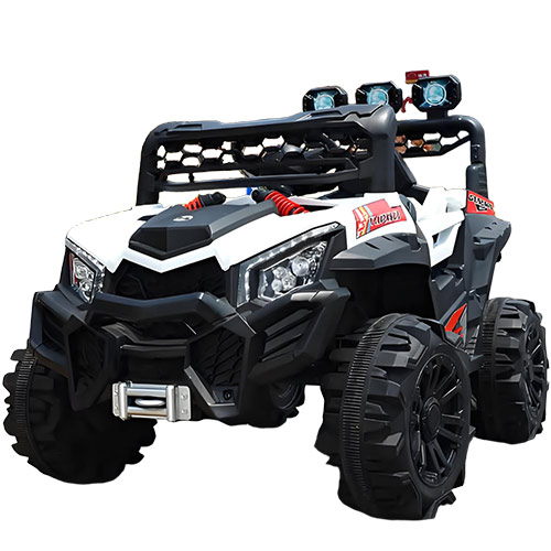 TOY CAR OFF-RODE RIDE ON ZXC-GF800MNWH WHITE - A. Ally & Sons