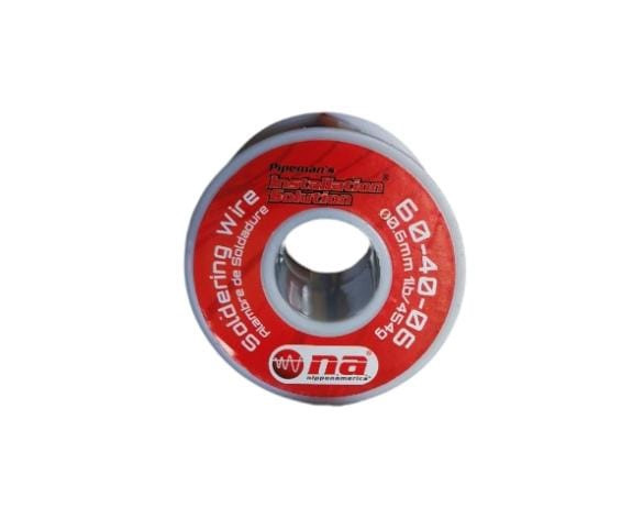SOLDER WIRE 0.6MM 60-40-06 454G 1LB ROLL NIPPON AMERICA SOLD PER ROLL ...