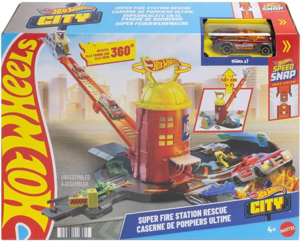 Toy Hot Wheels Fire Station Rescue - A. Ally & Sons