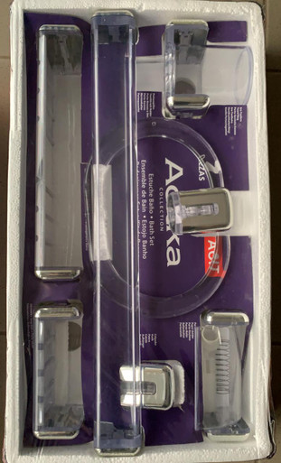 BATHROOM ACCESSORY SET 7PCS ACITKA/SANILI COLLECTION - A. Ally & Sons