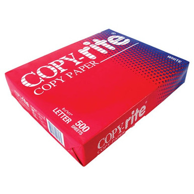 Computer Paper Copy Rite Letter 8 1/2" x 11" White 500 Sheets - A. Ally ...
