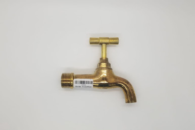 BIB CORK 1/2" BRASS NARROW - A. Ally & Sons