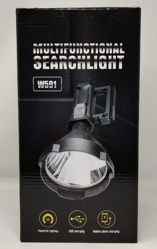 TORCH LIGHT LED W591 RECHARGEABLE MULTIFUNCTIONAL SEARCHLIGHT - A. Ally ...