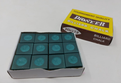 POOL CHALK PIONEER BILLIARD CHALK 12PCS PACK - A. Ally & Sons