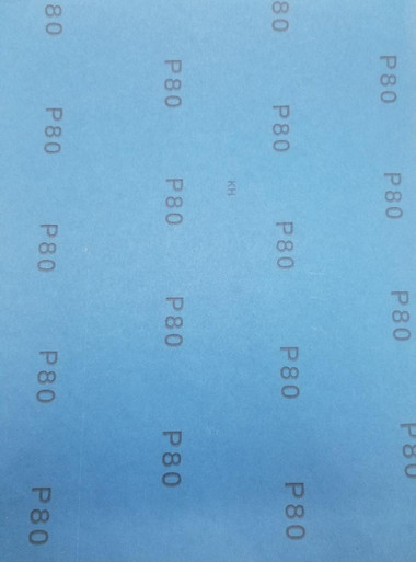 SAND PAPER METAL BLUE BACK P80 - A. Ally & Sons