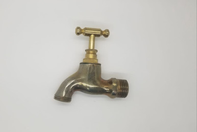 BIB CORK 1/2" BRASS THREADED END - A. Ally & Sons