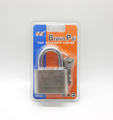 PADLOCK BRAVO PAI 60MM SHORT SHACKLE TL-60 - A. Ally & Sons