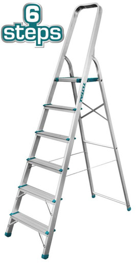 LADDER 6 STEP ALUMINIUM TOTAL THLAD06061 - A. Ally & Sons