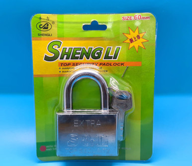 PADLOCK 60MM SHENGLI S/STEEL SHORT - A. Ally & Sons