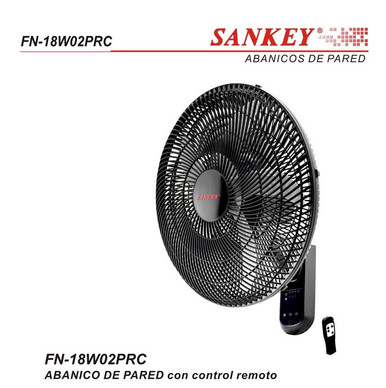 FAN 18" WALL SANKEY FN-18W02PRC W/REMOTE 110 - A. Ally & Sons