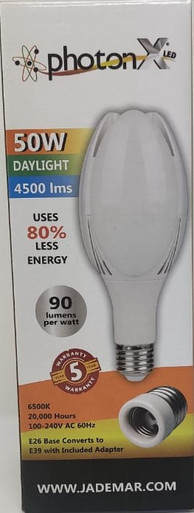 BULB LED PHOTONX 50W 50LEDMV/65MED-MOG 6500K - A. Ally & Sons