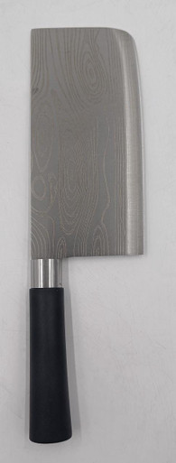 KNIFE KITCHEN CHOPPER BLACK HANDLE LIGHT (THIN BLADE ROUND TIP) - A ...