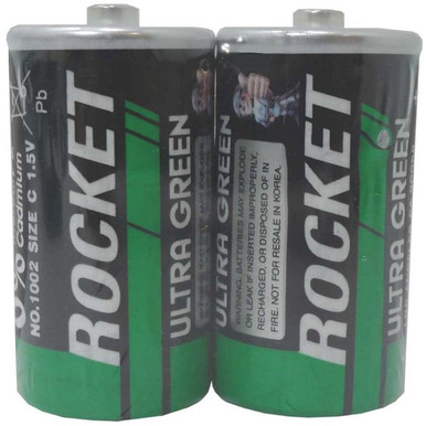 BATTERY ROCKET D SIZE LARGE 2PCS PACK - A. Ally & Sons