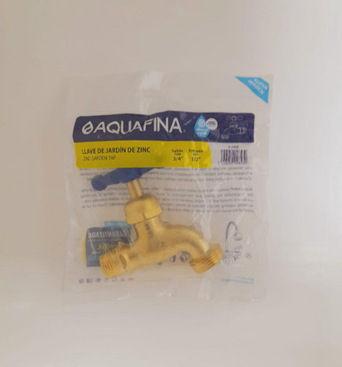 BIB CORK 1/2" AQUAFINA BRASS A-340R - A. Ally & Sons