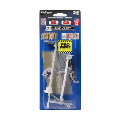 COBRA FLIP TOGGLE 3/16" X 2 1/2" 2PCS PACK 420S - A. Ally & Sons