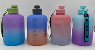 WATER BOTTLE 8025 TWO TONE PLASTIC 2200ML 14 X 26CM EXTRA LARGE - A ...