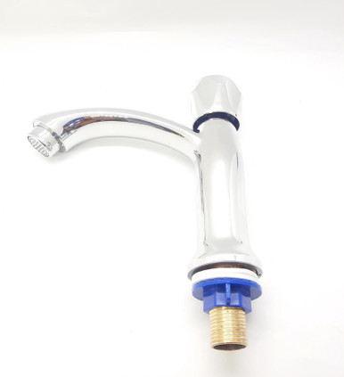 PILLAR TAP 1/2" HIGH RISE CHROME KNOB - A. Ally & Sons