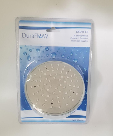 SHOWER HEAD DURAFLOW 4" DFSH1-CS 1 FUNCTION - A. Ally & Sons