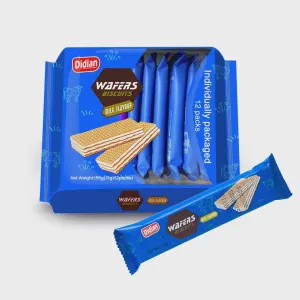 DIDIAN WAFERS BISCUITS MILK FLAVOUR 12PCS PACK INDIVIDUAL PACKET 156g ...