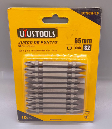 POWER BIT SET 10PCS UYUSTOOL BTS65HL6 - A. Ally & Sons