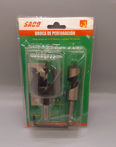 HOLE SAW SET 3PCS SACO FR-1363 - A. Ally & Sons