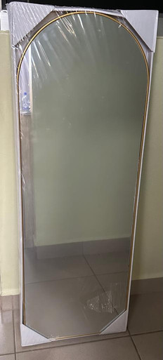 MIRROR IN FRAME GOLD 40" X 14" HOMESTAR #342379 - A. Ally & Sons