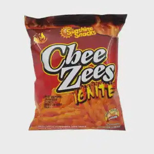 SUNSHINE SNACKS CHEEZEES IGNITE 42g 1.48oz - A. Ally & Sons