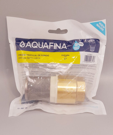 CHECK VALVE 1" VERTICAL BRASS AQUAFINA 1-C930-1 - A. Ally & Sons