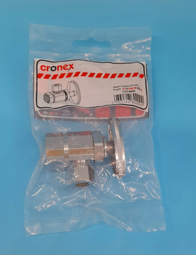 ANGLE VALVE 1/2" X 3/8" CRONEX CXP4600 - A. Ally & Sons