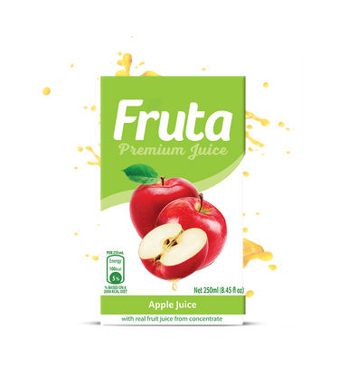FRUTA PREMIUM JUICE APPLE BOX 8.45fl oz 250ml - A. Ally & Sons