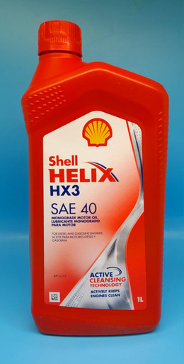 OIL SHELL HELIX SAE 40 HX3 1 LITER - A. Ally & Sons