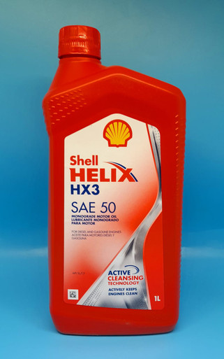 OIL SHELL HELIX SAE 50 HX3 1 LITER - A. Ally & Sons