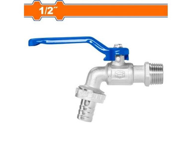 BIB CORK 1/2" METAL BLUE LEVER WADFOW WVB3822 - A. Ally & Sons