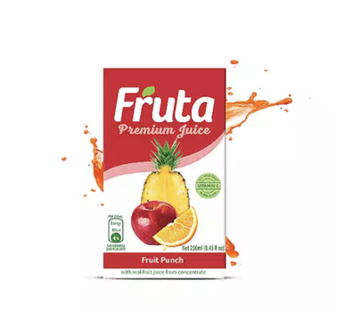 FRUTA PREMIUM JUICE FRUIT PUNCH BOX 8.45fl oz 250ml - A. Ally & Sons