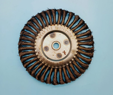 WIRE BRUSH DISC 8" UYUSTOOLS TWISTED EBR108 - A. Ally & Sons