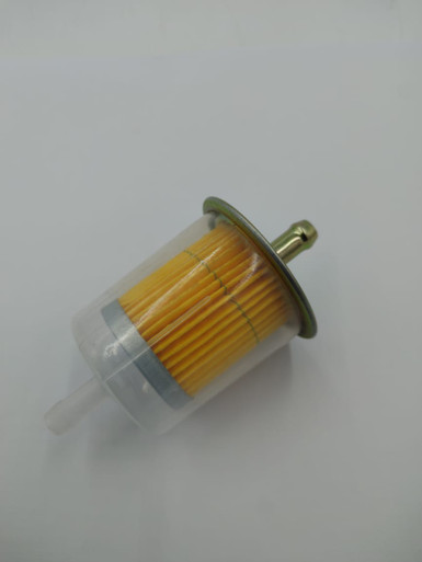 CAR GAS FUEL FILTER PLASTIC CLEAR METAL TOP KX193-5 - A. Ally & Sons