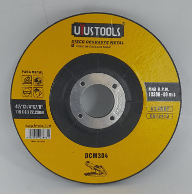 DISC 4 1/2" X 1/4" UYUSTOOL DCM304 METAL GRIN - A. Ally & Sons