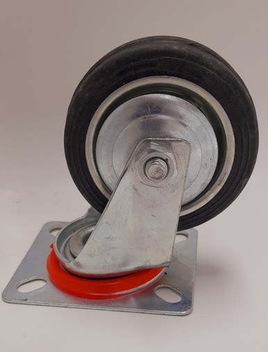 WHEEL COASTER 3" SWIVEL BLACK FERRAWYY 75/25-45 - A. Ally & Sons