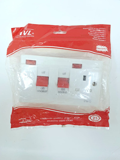 SWITCH 45AMPS SVL 2G-1WAY W/13AMPS OUTLET - A. Ally & Sons