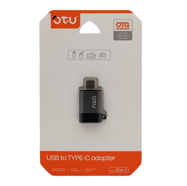 USB ADAPTOR OTG INTERFACE OTU Z02-C USB TO TYPE-C ADAPTER - A. Ally & Sons