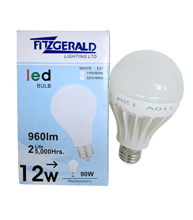 BULB LED FITZGERALD 110V 12W BLUE BOX - A. Ally & Sons