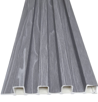 PVC WALL PANEL GROVE DESIGN 9.5FT X 6.5" WIDE #W03 DK GREY - A. Ally & Sons