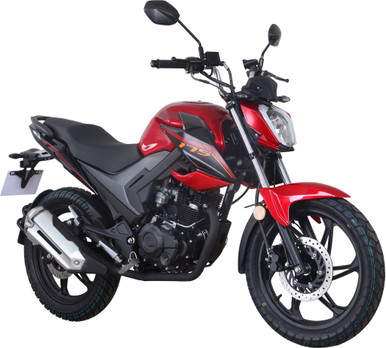 MOTORCYCLE LIFAN LF175-10E ROAD RED - A. Ally & Sons