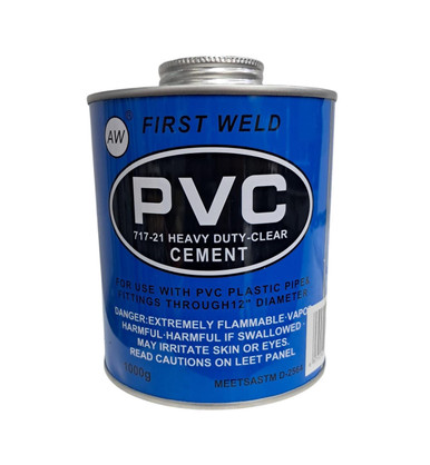PVC PASTE CEMENT 2PT 1000G FIRST WELD BLUE TIN - A. Ally & Sons