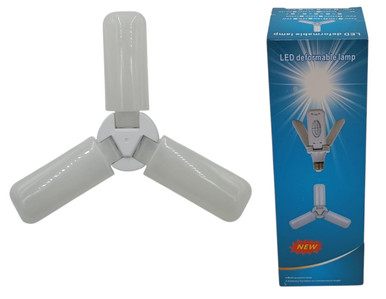 BULB LED FAN BLADE 18W 6500K 85-265V LED DEFORMABLE 3-BLADE YD2108-1077 ...