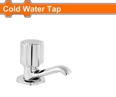 PILLAR TAP 1/2" NICKLE ROUND KNOB WADFOW WZD2501 - A. Ally & Sons