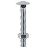BOLT & NUT 1/2" X 5" CUPHEAD F.T - A. Ally & Sons