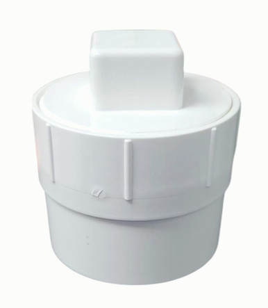 PVC CLEANOUT 3" PLUG & ADAPTOR - A. Ally & Sons
