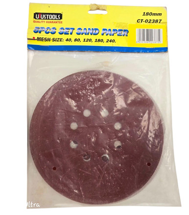 SANDING DISC 7" 5PCS SET UYUSTOOLS #CT-02387 - A. Ally & Sons