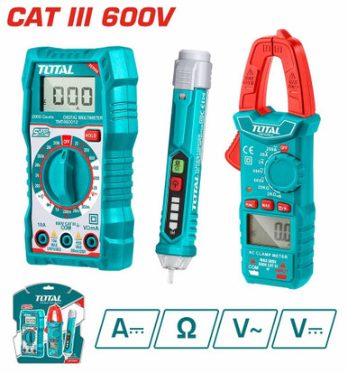 MULTIMETER TOTAL TMT43028 3PCS KIT ELECTRICAL TEST KIT - A. Ally & Sons